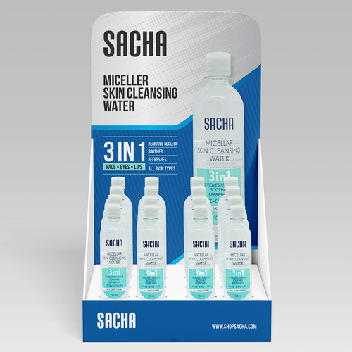 Designs | Micellar water display stand | Album Cover contest