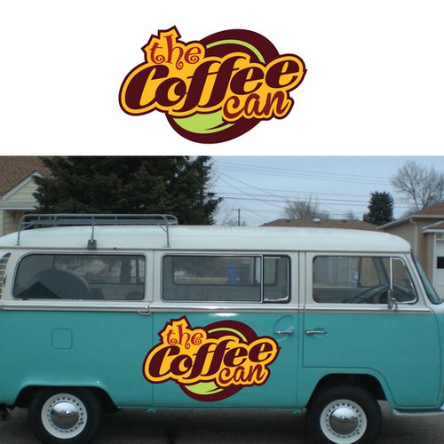 Designs | VW Bus coffee shop needs logo "The Coffee Can" | Logo design ...