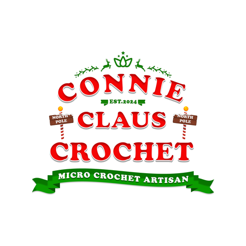 Designs | Elegant North Pole Themed Logo -Connie Clause Crochet | Logo ...