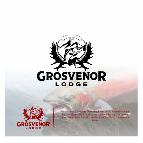 Designs | Logo Design for Remote Alaskan Fishing Lodge | Logo design ...