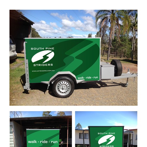 Design our running club's new eye catching trailer wrap | Signage contest