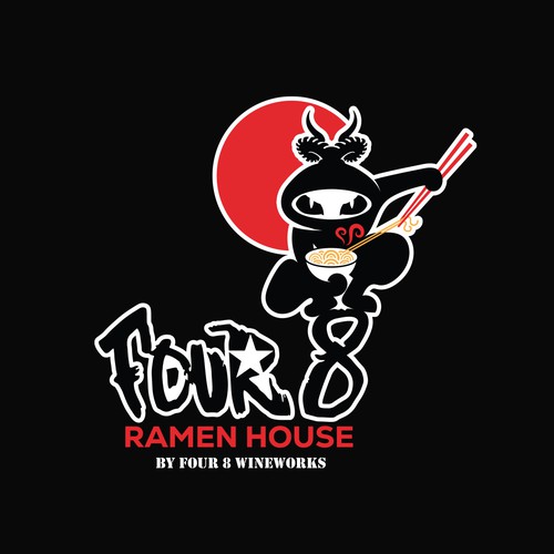 Designs | Four 8 Ramen House | Logo & brand identity pack contest