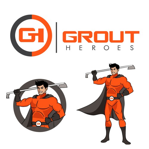 Exciting Logo Design for Grout Hero | Logo design contest