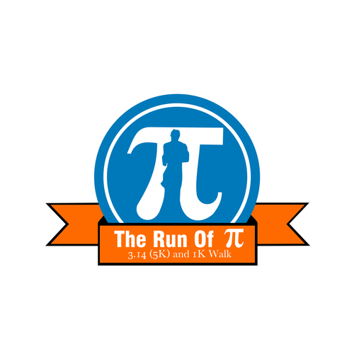 Create an awesome logo for a 5K running race (The Run of π) | Logo ...