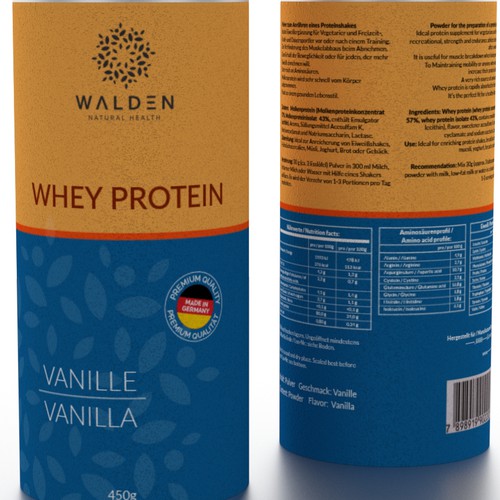creating a label for protein packaging, supplements brand | Product ...
