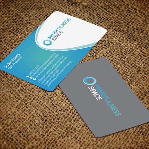 Mindfulness Space Business Card | Business card contest