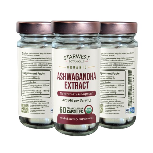 Designs | Organic Herb Capsule Label Design | Product packaging contest