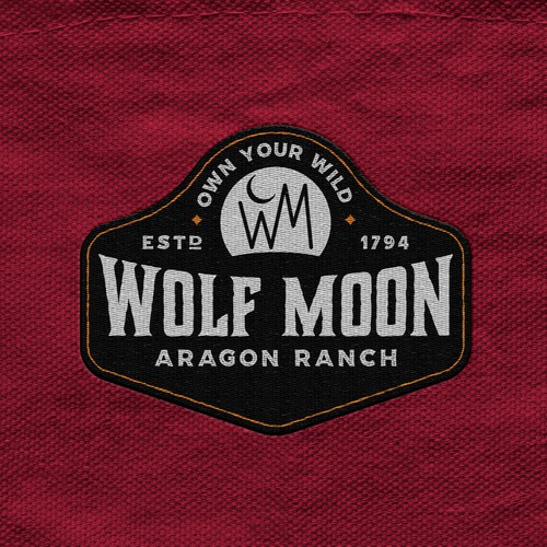 Designs | Design a logo for our ranch Wolf Moon Aragon Ranch that ...