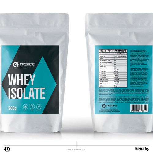 Good design of a pouch for premium sport supplements! | Product ...
