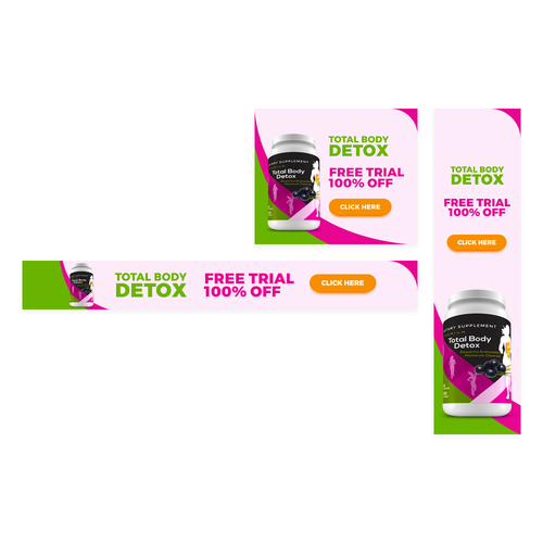 Static Banner for Detox Giveaway | Banner ad contest