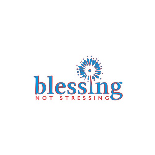 Blessing Not Stressing Logo (Podcast/Blog) | Logo design contest