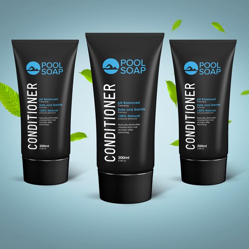 Design labels for a new hair and body wash targeted at athletes ...