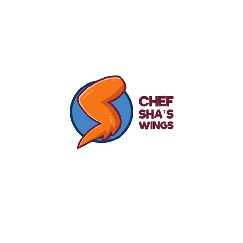Designs | Logo for a New Restaurant: Chef Sha's Wings | Logo design contest