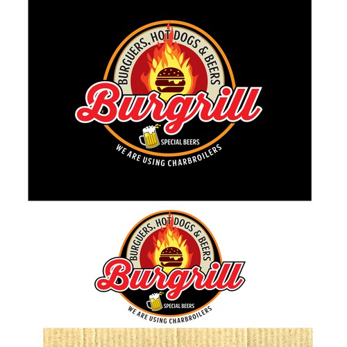 Burgrill - Burguers, Hot Dogs & Beers | Logo design contest