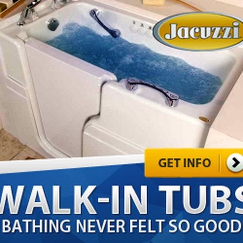 Designs | Jacuzzi Walk In Bathtub Banner Ads | Banner ad contest