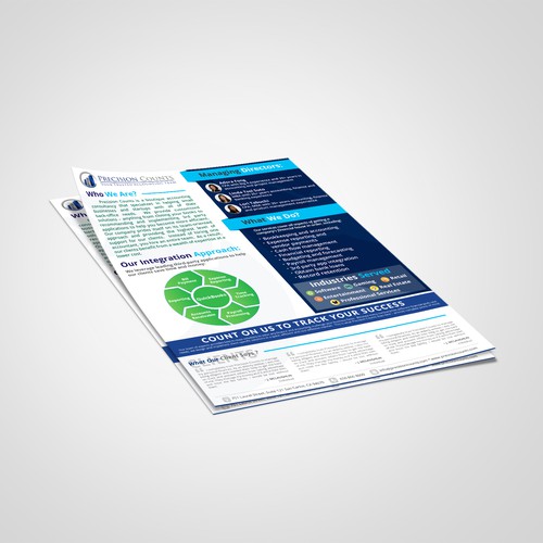 Create a visually appealing marketing one-pager for an innovative ...