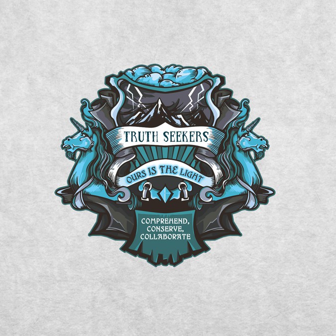 Fantasy Crest Logo for game branding (1st of 5 designs) | Logo design ...