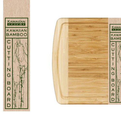 Beautiful product label for eco-friendly Bamboo Cutting Board | Product ...