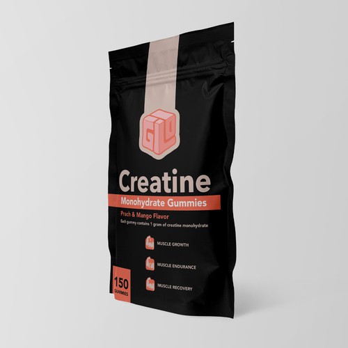 Designs | Bag Design for Creatine Monohydrate Gummy brand | Product ...