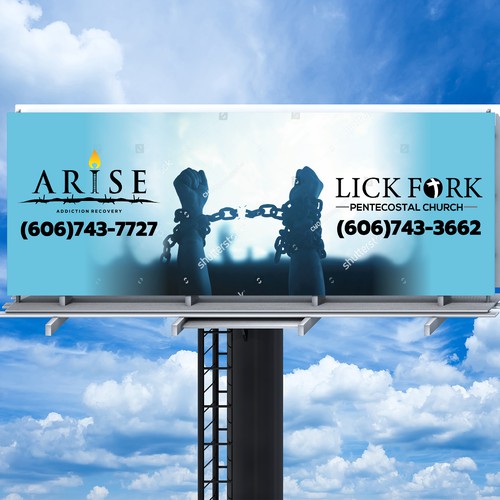 Designs | We need a bright, bold billboard for our church and addiction ...