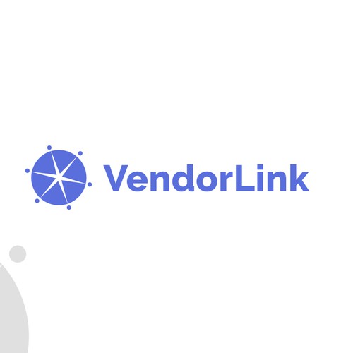 Create a modern, minimalistic logo for VendorLink, an online ...