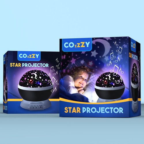Night Light Projector for Kids Package Design | Product packaging contest