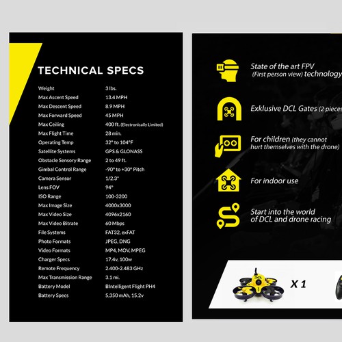 Create a packaging for a leading mini drone | Product packaging contest