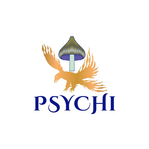 Designs | Psychi - a golden Phoenix and wild psilocybin mushrooms ...
