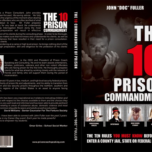 Designs | Create a book cover for a Prison Consultant! | Book cover contest