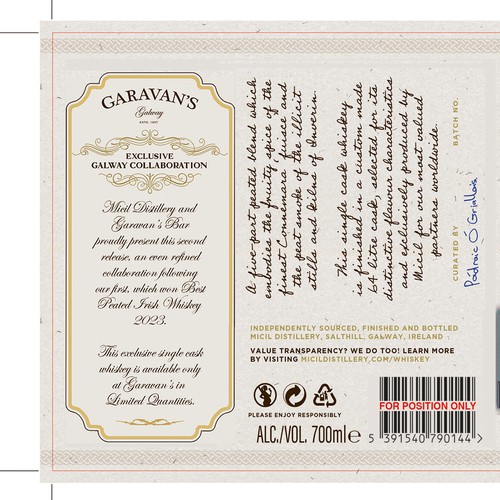 Designs | Design a Professional Label for Our Limited-Edition Whiskey ...