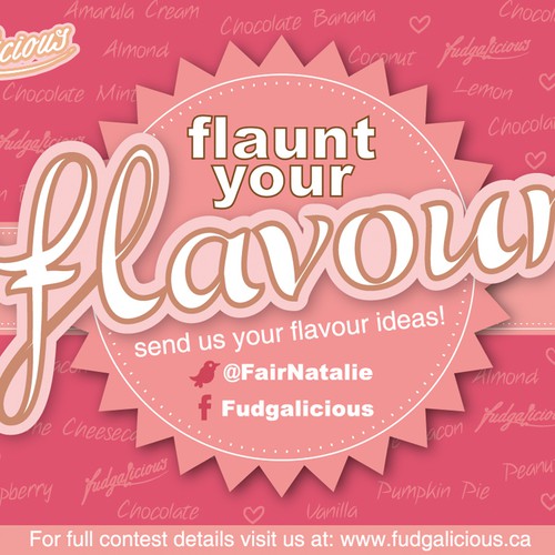 Designs | Flaunt Your Flavour! Create a Postcard for a fudgalicious ...