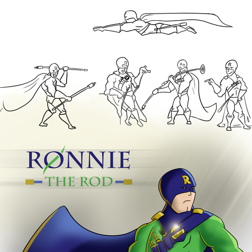 Designs | Ronnie the Rod Character for Metro Rod | Illustration or ...