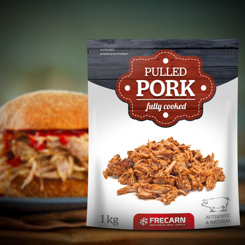PACKAGING - PLASTIC BAG for PULLED PORK- | Product packaging contest