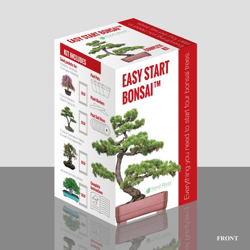 Design Box for a Bonsai Tree Starter Kit | Product packaging contest