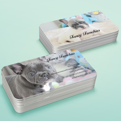 Fancy Frenchies | Business card contest