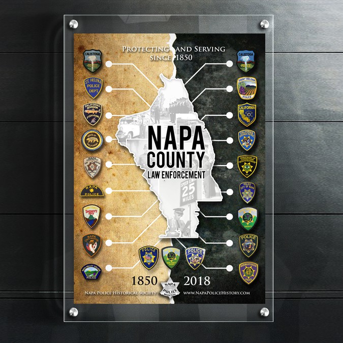 Napa County Law Enforcement Patch Poster | Poster contest