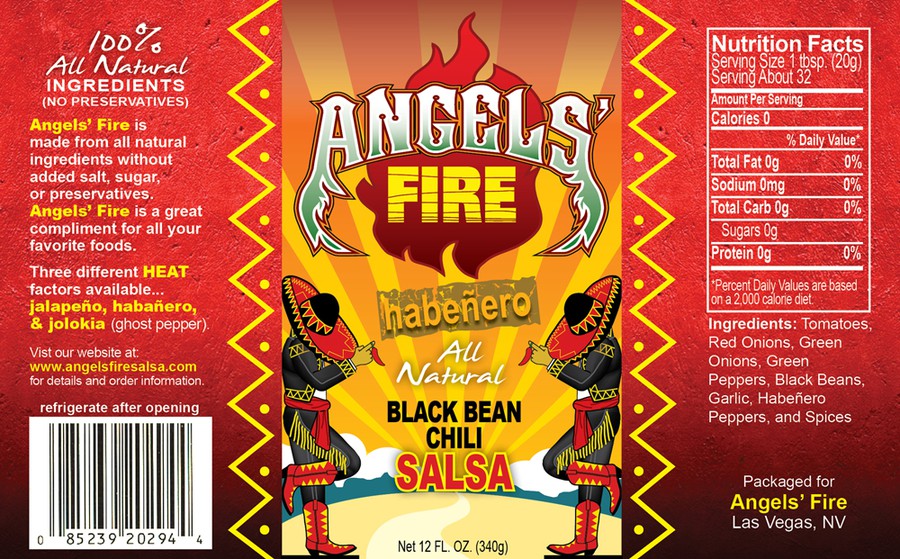 Salsa Product Label | Print or packaging design contest