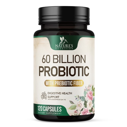 Designs | 60 Billion Probiotic Design Needed for Nature's Nutrition ...