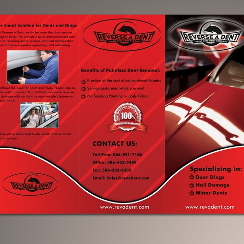 Designs | New brochure design wanted for Reverse A Dent | Brochure contest