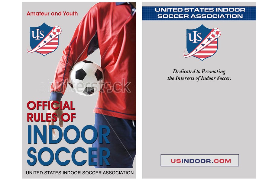 Front and Back Cover Design for Official Rules of Indoor Soccer | Book ...