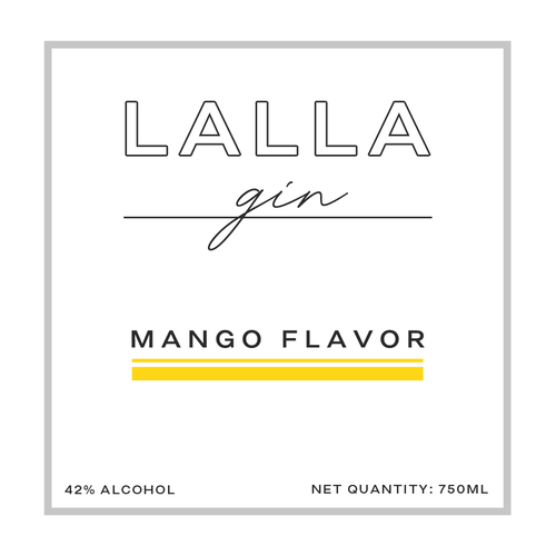 Designs | Design a trendy label for a new Gin flavour | Product label ...