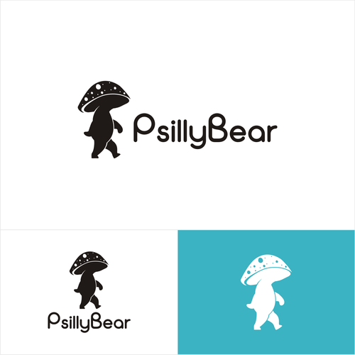 Designs | "Psilly Bear" Symbol Logo for our Mushroom Extract Company ...