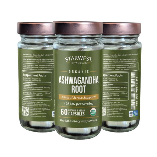 Designs | Organic Herb Capsule Label Design | Product packaging contest