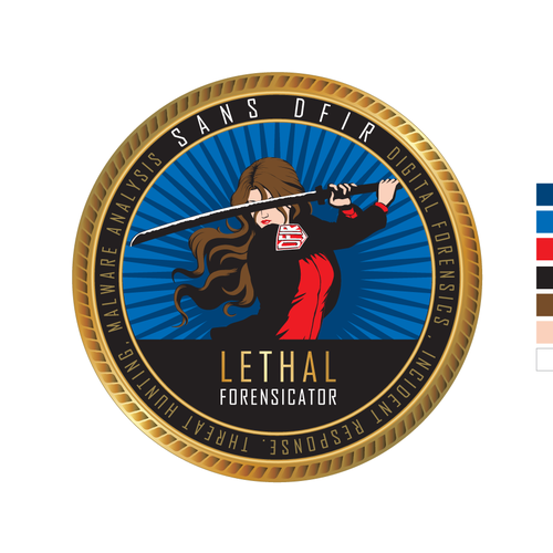 Cyber Forensics - Challenge Coin Design | Illustration or graphics contest