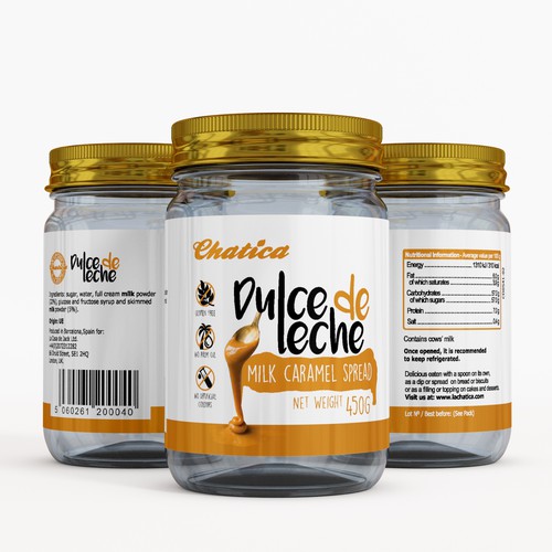Designs | Chatica Dulce De Leche | Product label contest
