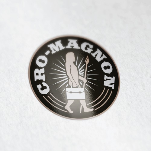 Create a Cro-Magnon themed logo for an independent music label | Logo ...