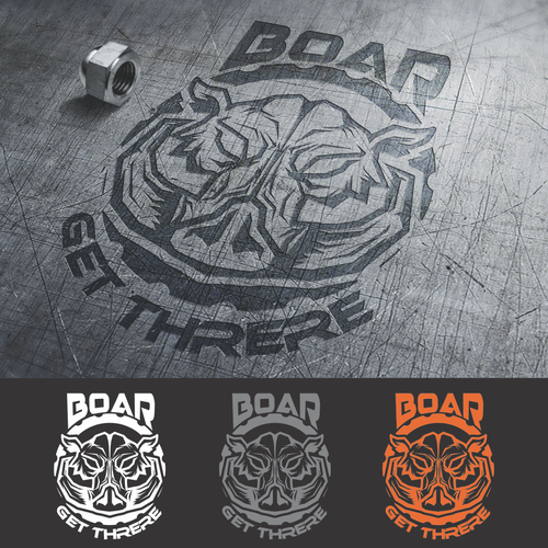 Create A Bad Ass Logo Update For Boar Wheel Logo Design Contest