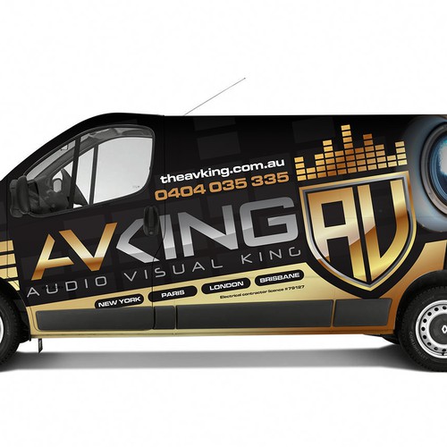 Audio visual / Electrical company - Van needs some COLOUR! | Car, truck ...