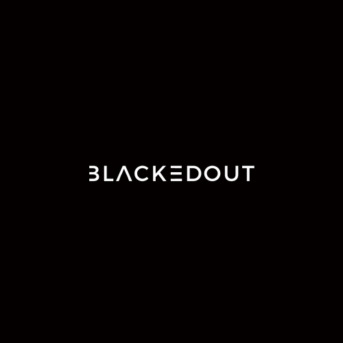 "BLACKED OUT" needs a cool, simplistic and clear logo | Logo design contest