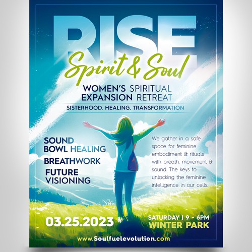 Designs | Spiritual Retreat Flyer | Postcard, flyer or print contest